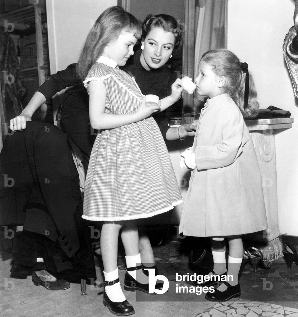 Image of Young Models Preparing For Children Fashion Show Under The Eye