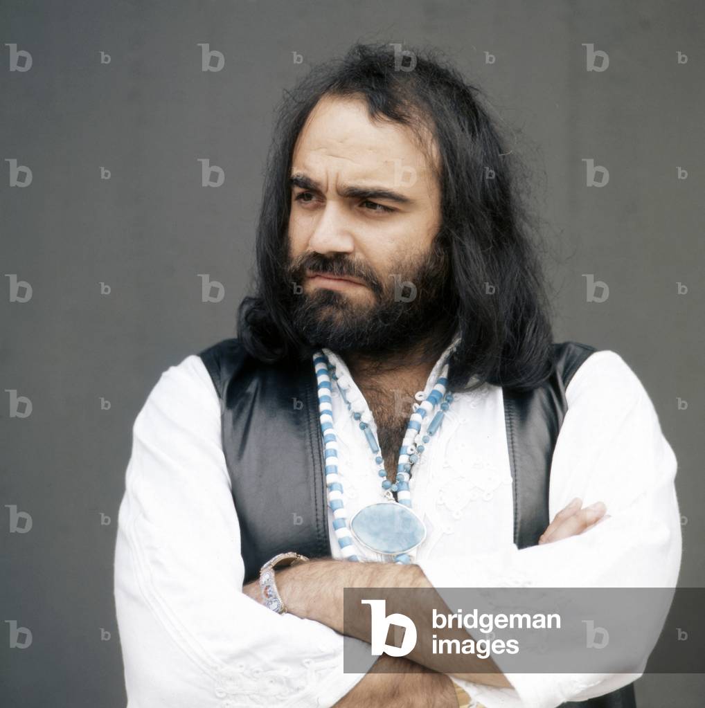Image of Portrait of the Greek singer Demis Roussos, circa 1976