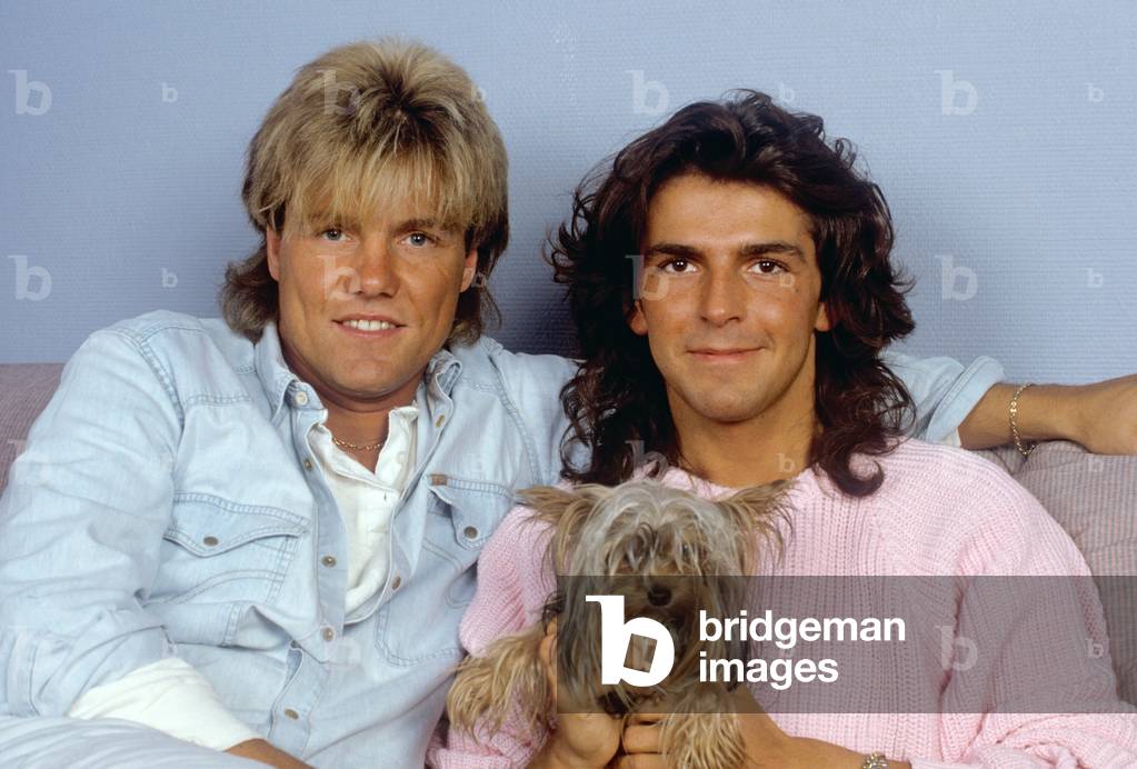 Image of Modern Talking (l-r): Dieter Bohlen, Thomas Anders, 1985 (photo)