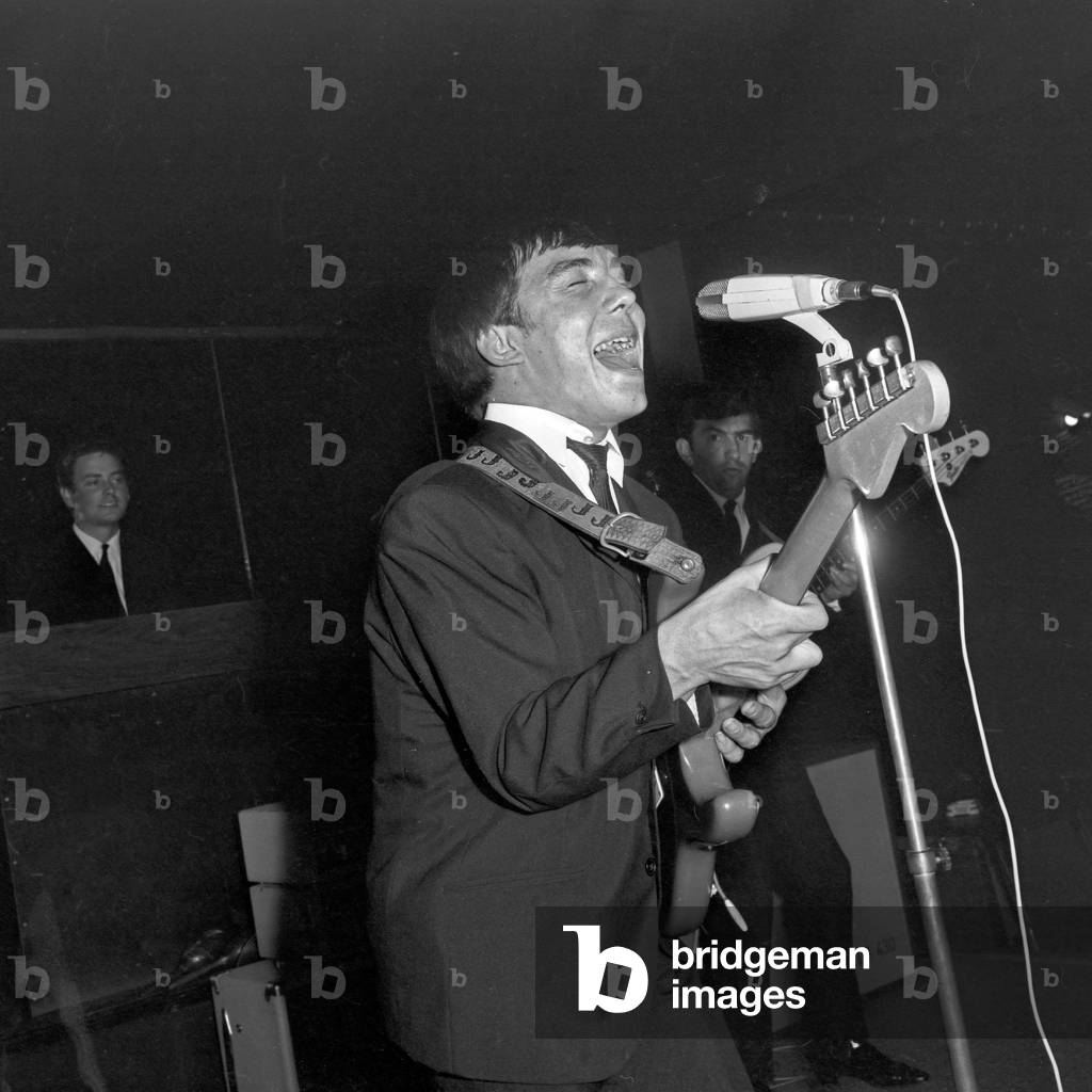 Image of Swiss rock and beat band Jimmy and the Rackets performing