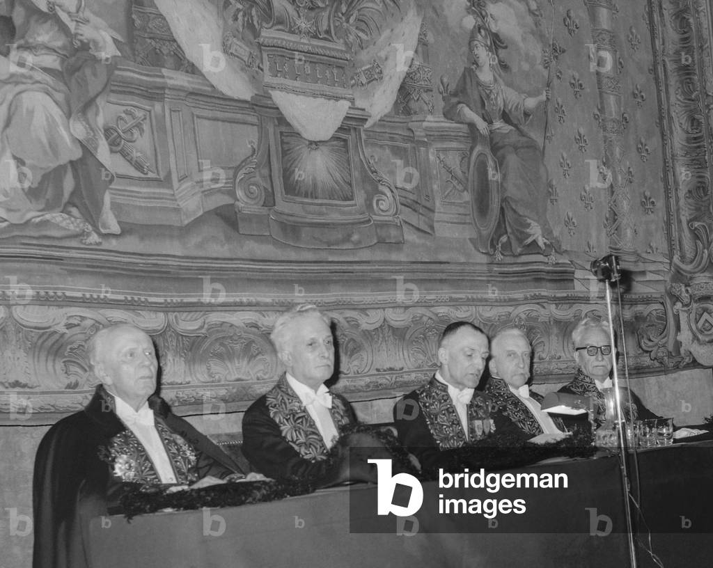 Image of Annual session of the 5 academies in the Louvre, Paris,