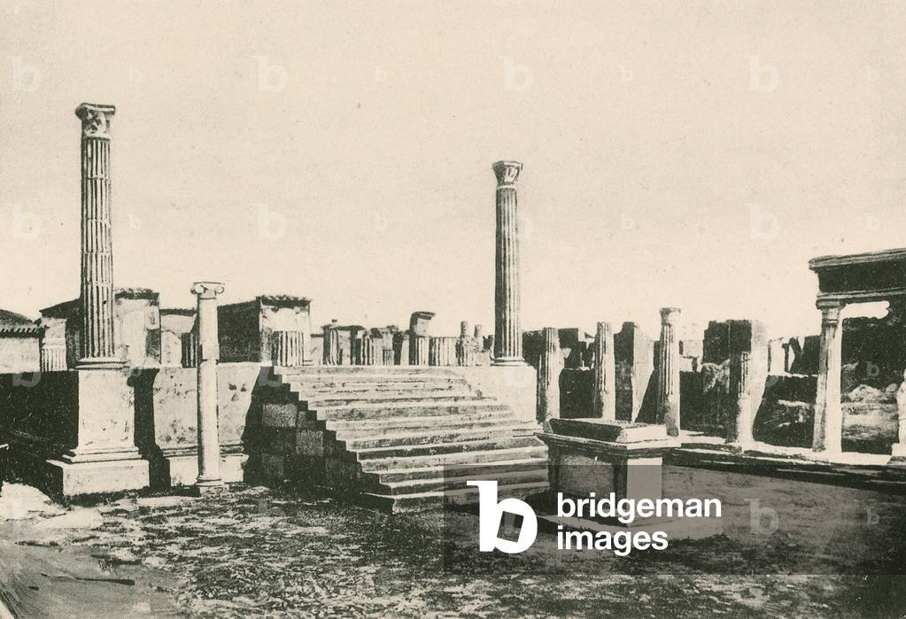 Image of The Temple of Apollo as it is (gravure) by Italian School ...