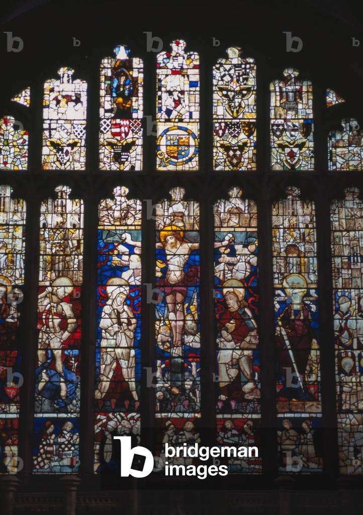 Image of Stained-glass windows of St Martin's Church, Bowness-on ...