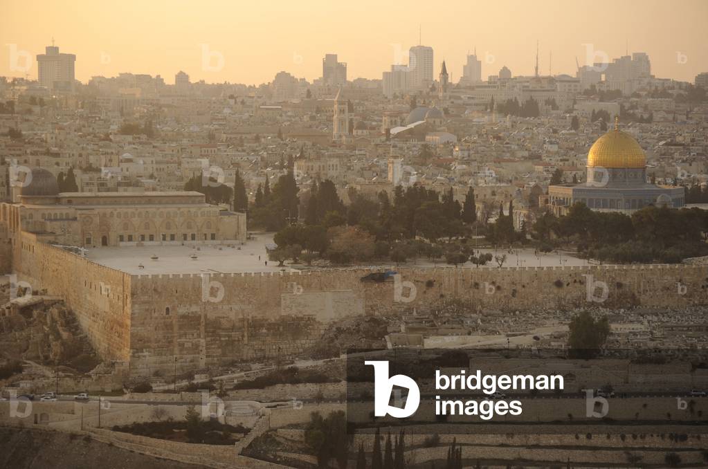 Image of Israel, Old City of Jerusalem: Temple Mount, Al-Aqsa Mosque, Dome