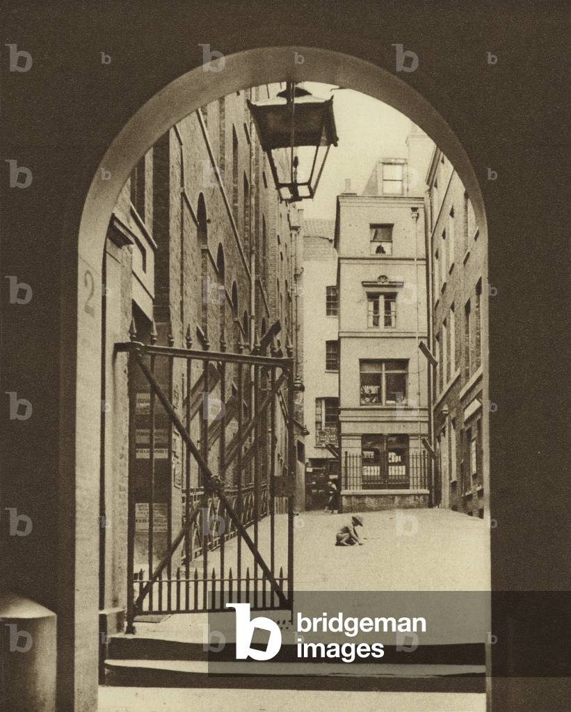 Image of Mitre Court, by the Temple, where Dr Johnson must have by ...