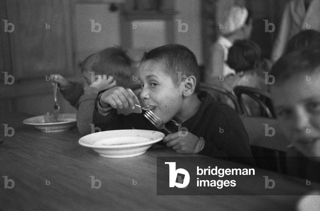 Image of Switzerland, Second World War Orphans (b/w photo)