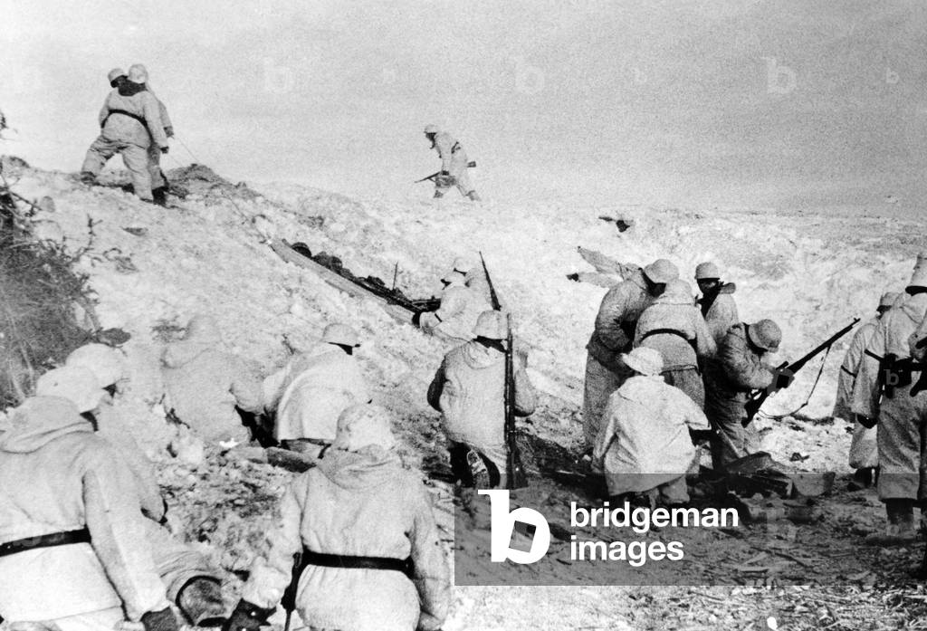 Image of Winter defensive battle on the Don, 1943 (b/w photo)