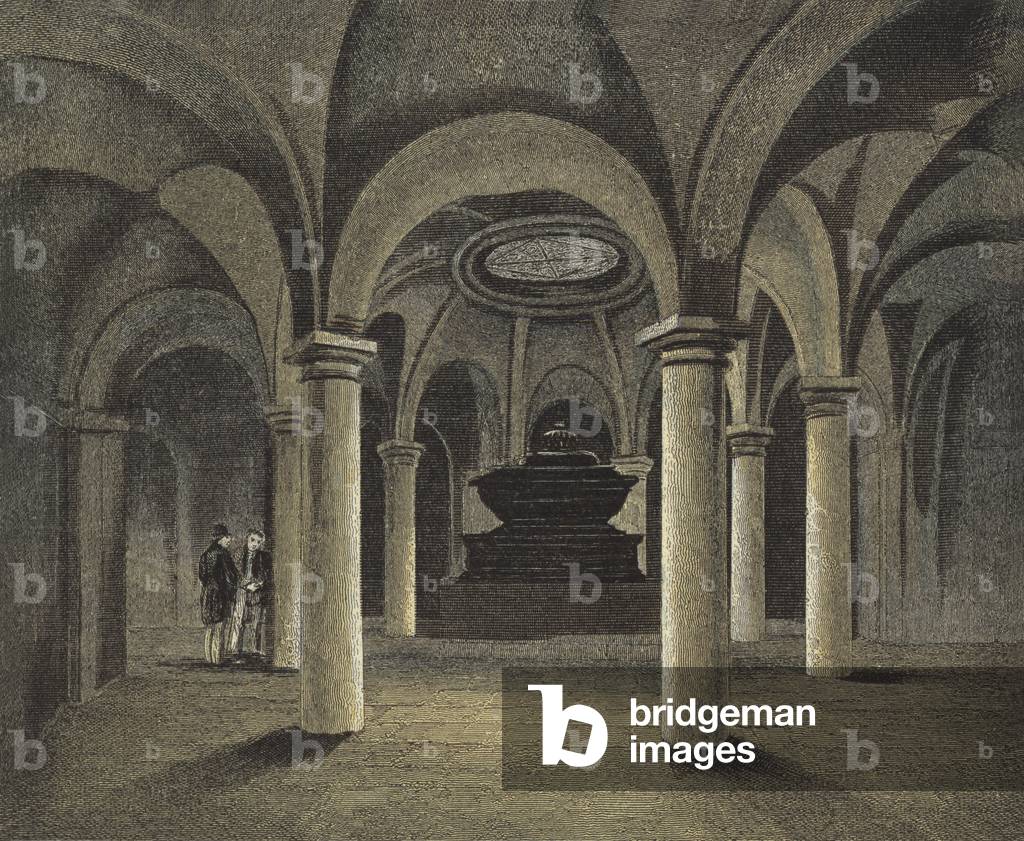 Image of St Paul's Cathedral, The Crypt, Monument of Admiral Viscount ...