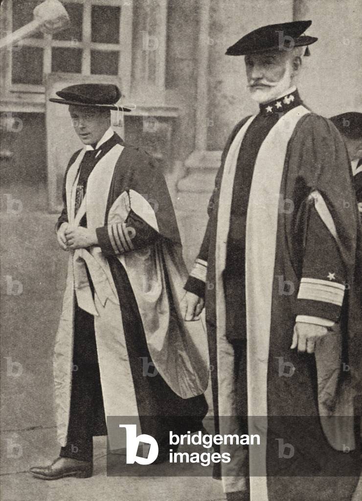 Image of Prince of Wales and Vice Admiral William Sowden Sims of by ...