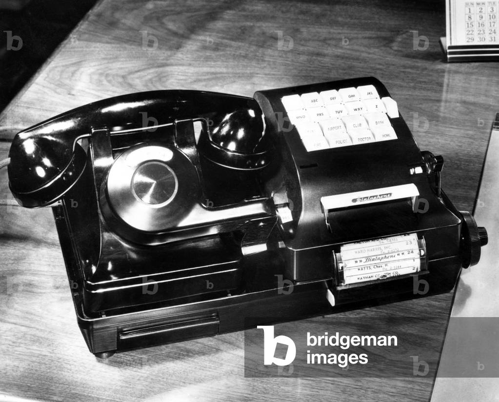 Image of The dialphone, invented and manufactured by James Kilburg, the ...