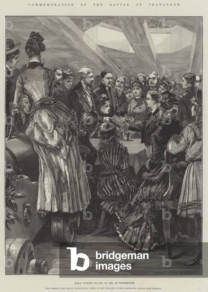 Image of Commemoration of the Battle of Trafalgar, HMS Victory on 21 by ...