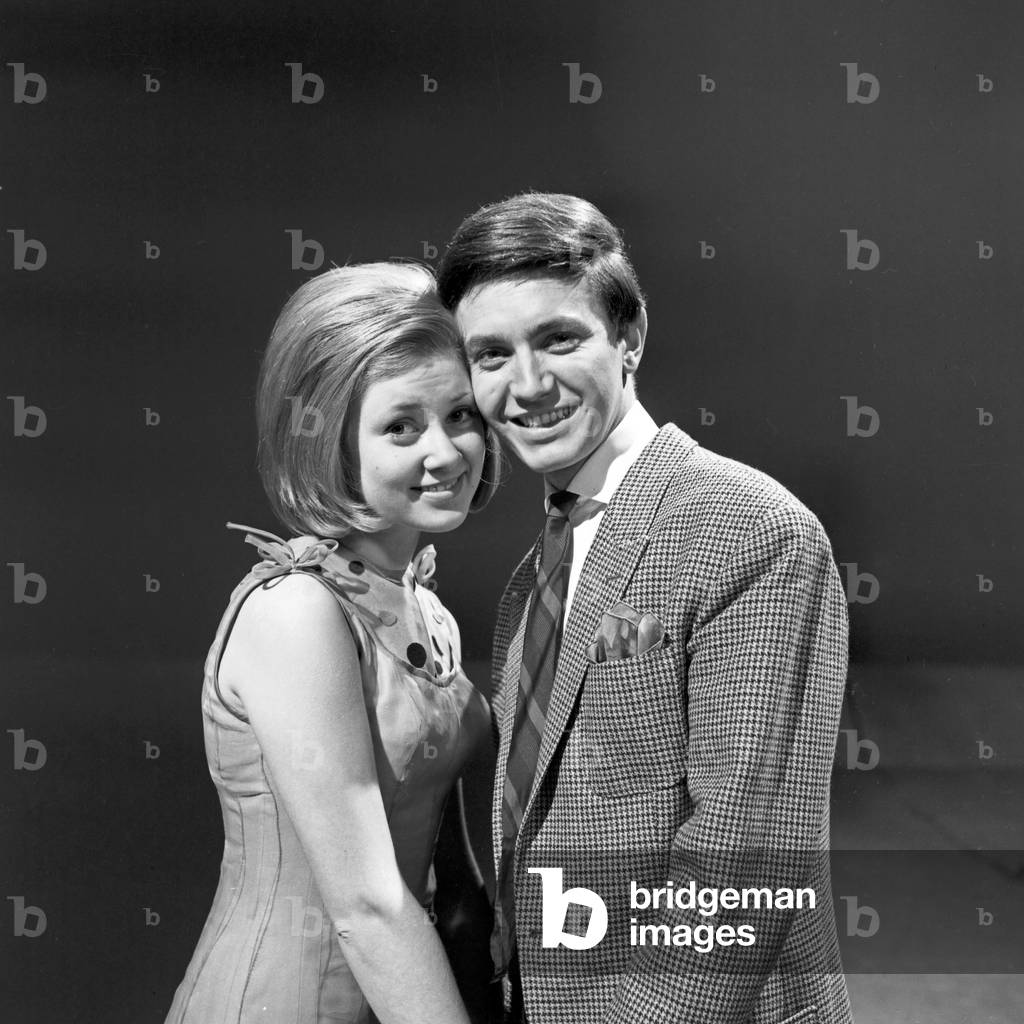 Image of Schlager singers Gitte Haenning and Rex Gildo, Germany 1960s