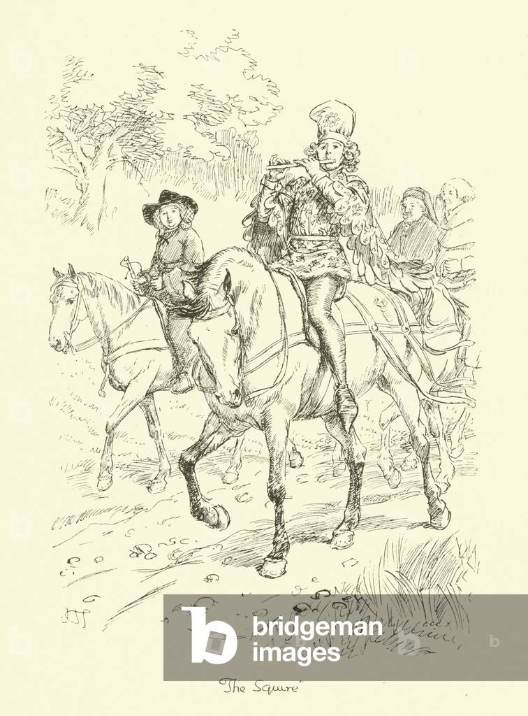 Image of The Squire (litho) by Thomson, Hugh (1860-1920)