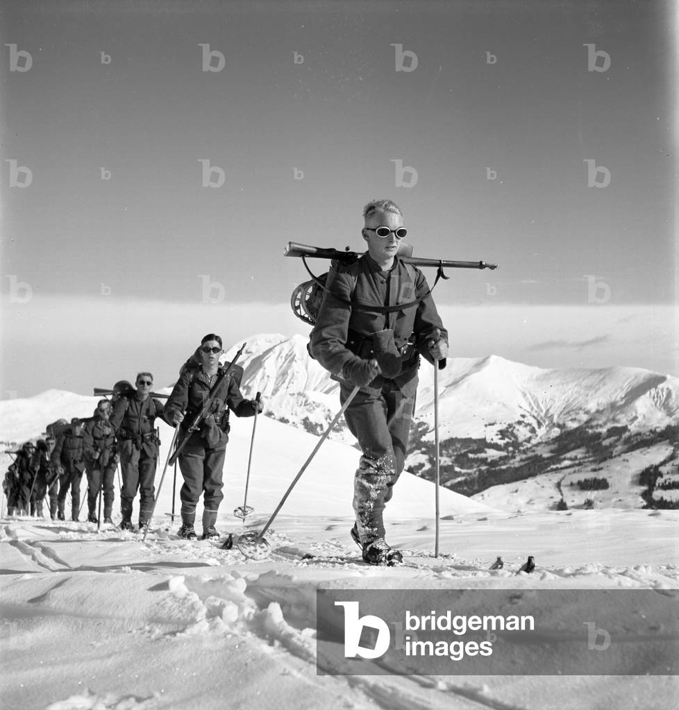 Image of Switzerland Second World War Army Repeat Course, 1939 (b/w photo)