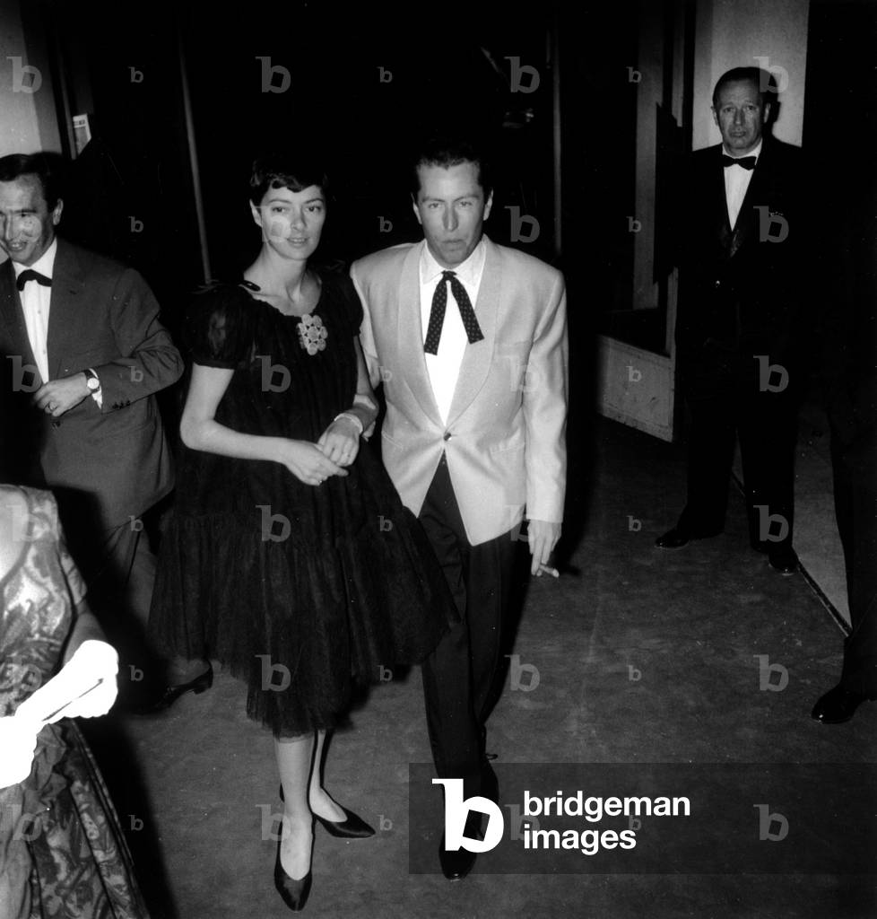 Image of French Painter Bernard Buffet With his Wife Annabel (Annabel ...