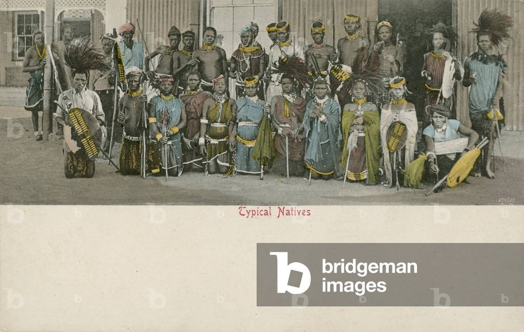 Image of Indigenous people, Durban, South Africa (coloured photo) by ...