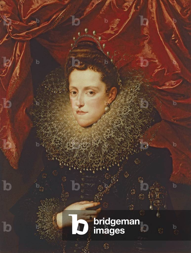 Image of Portrait of Eleonora de Medici, Duchess of Mantua (oil on by ...