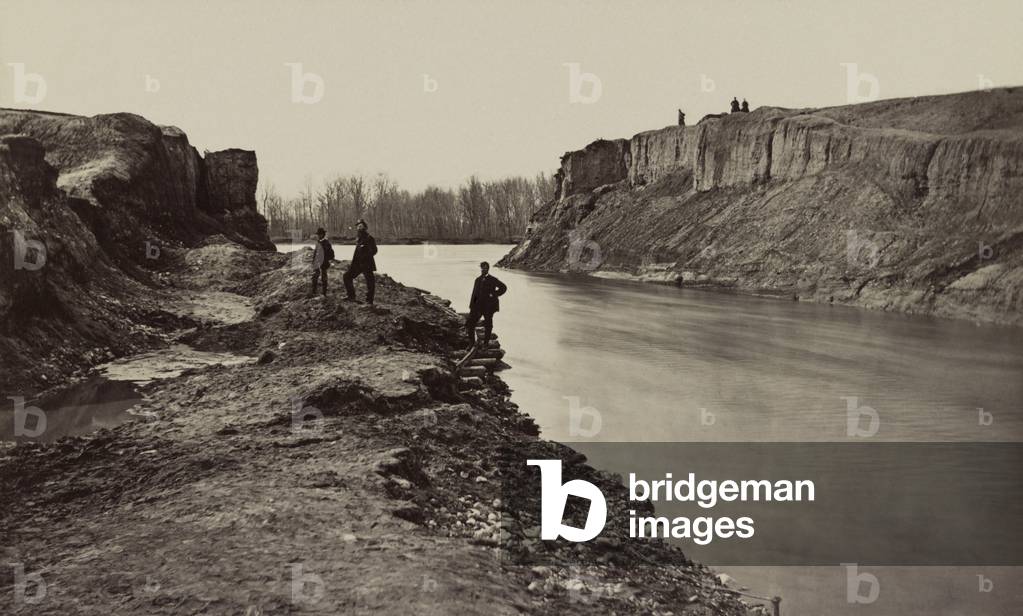Image of Dutch Gap Canal, on the James River in Virginia, April