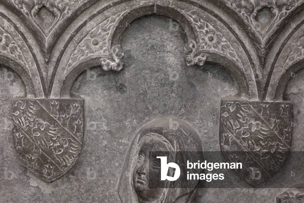 Image of Cathedral collection. Bas-Relief. Stone. Devotion monument of ...