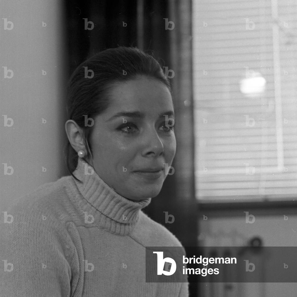 Image of German actress Monika Peitsch, Germany 1960s