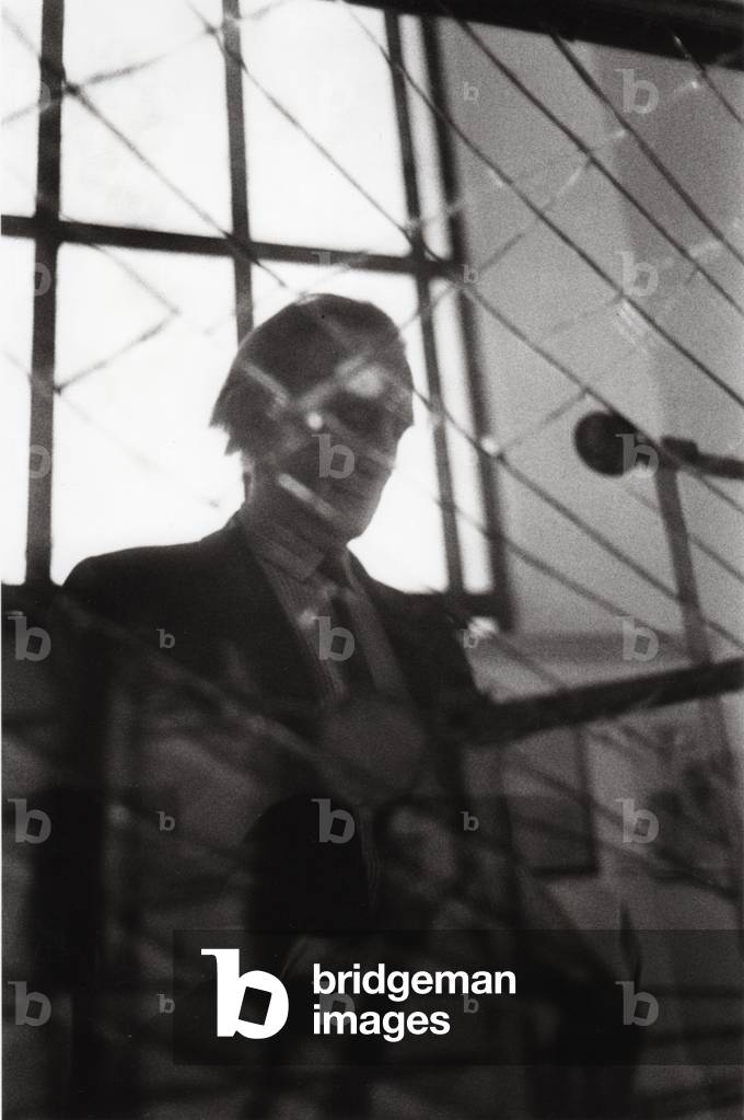 Image of Marcel Duchamp at Philidelphia Museum of Art, 1966 (b/w photo ...