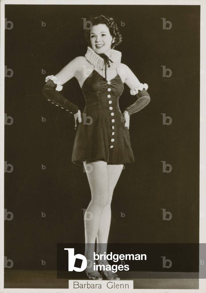 Barbara Glenn (b/w photo) by English Photographer, (20th century)