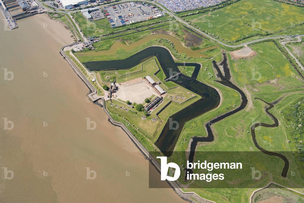 Image of Tilbury Fort, a late 17th century coastal fort with bastions