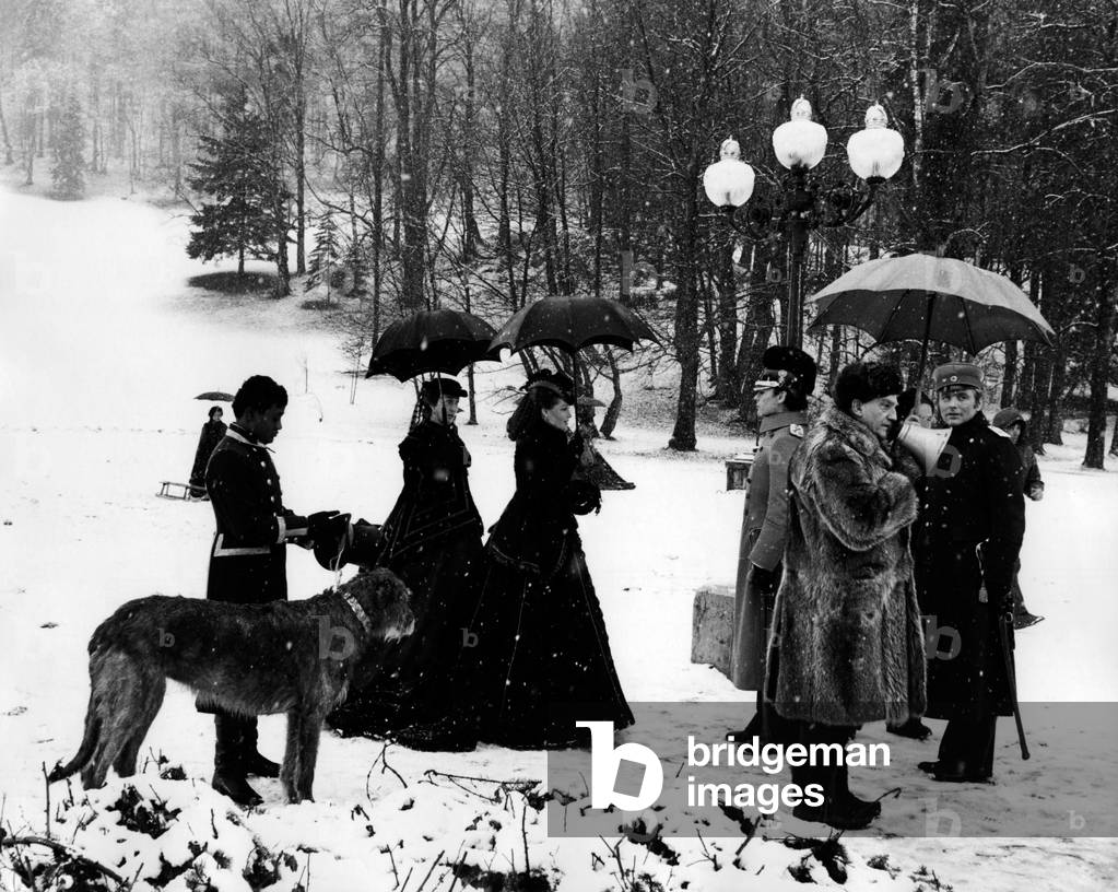 Nora Ricci, Romy Schneider, Helmut Berger, Helmut Grien and Luchino ...