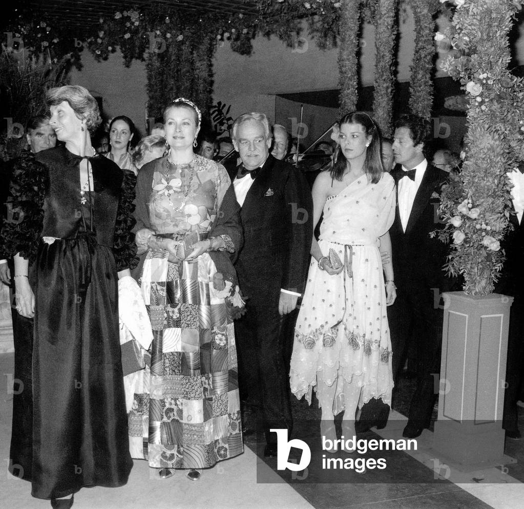 Image of Prince Rainier of Monaco, Princess Grace, Princess Caroline ...