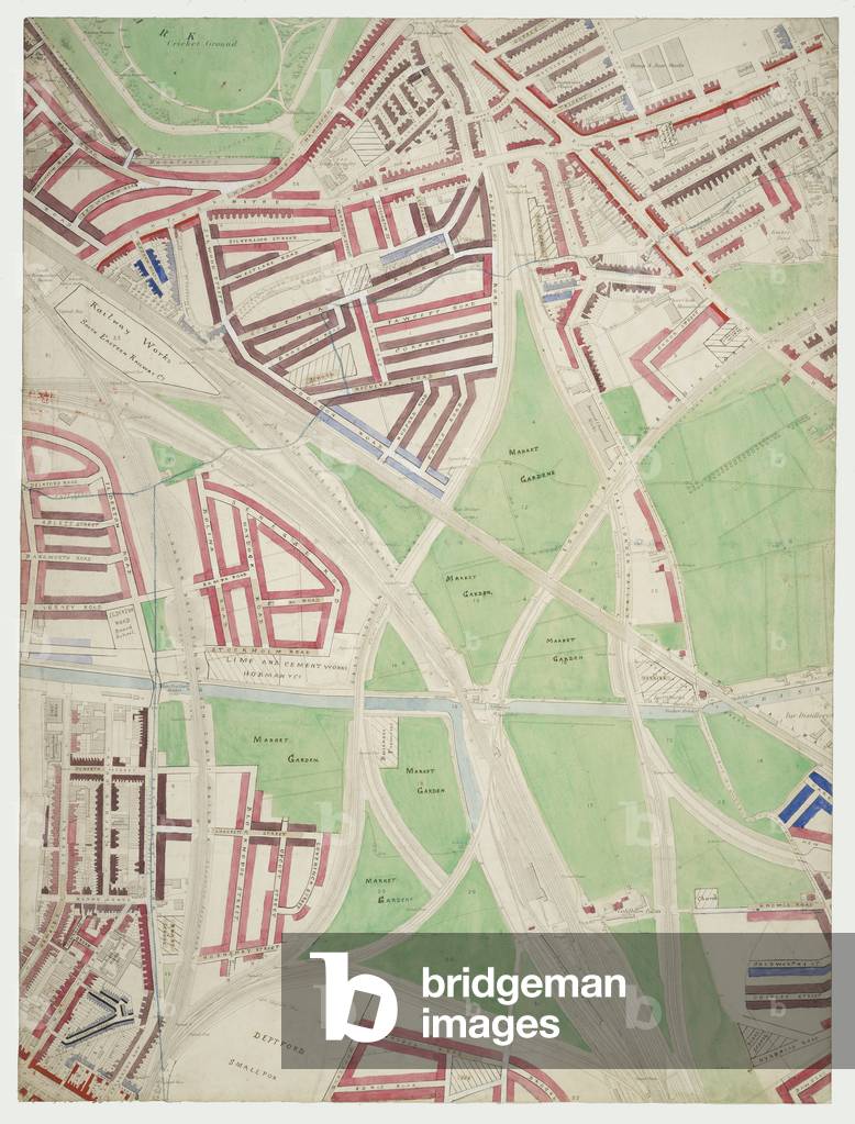 Descriptive map of London Poverty, 1889 (hand-coloured litho)