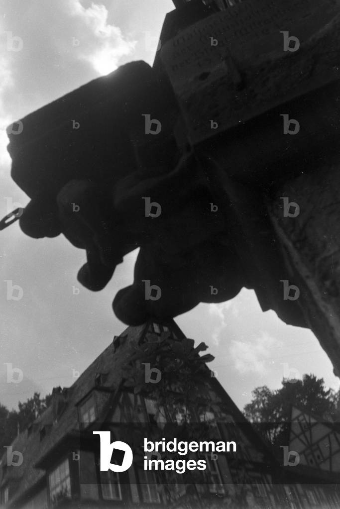 Image of A trip to Miltenberg, Germany 1930s (b/w photo)