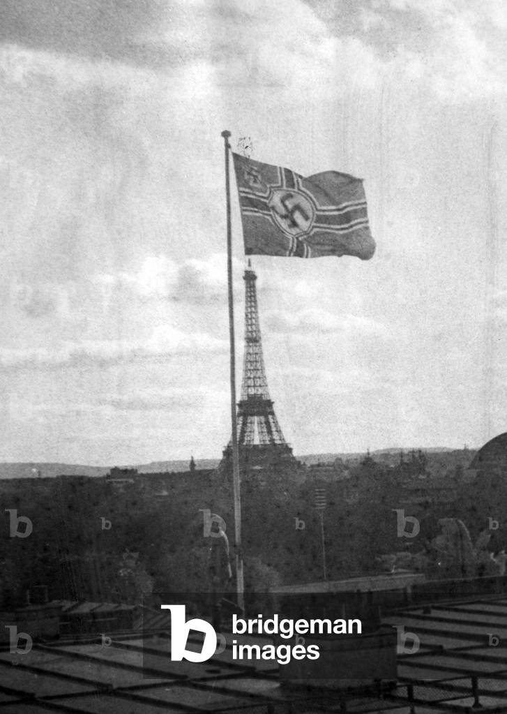 Image of Paris under German occupation, 1940