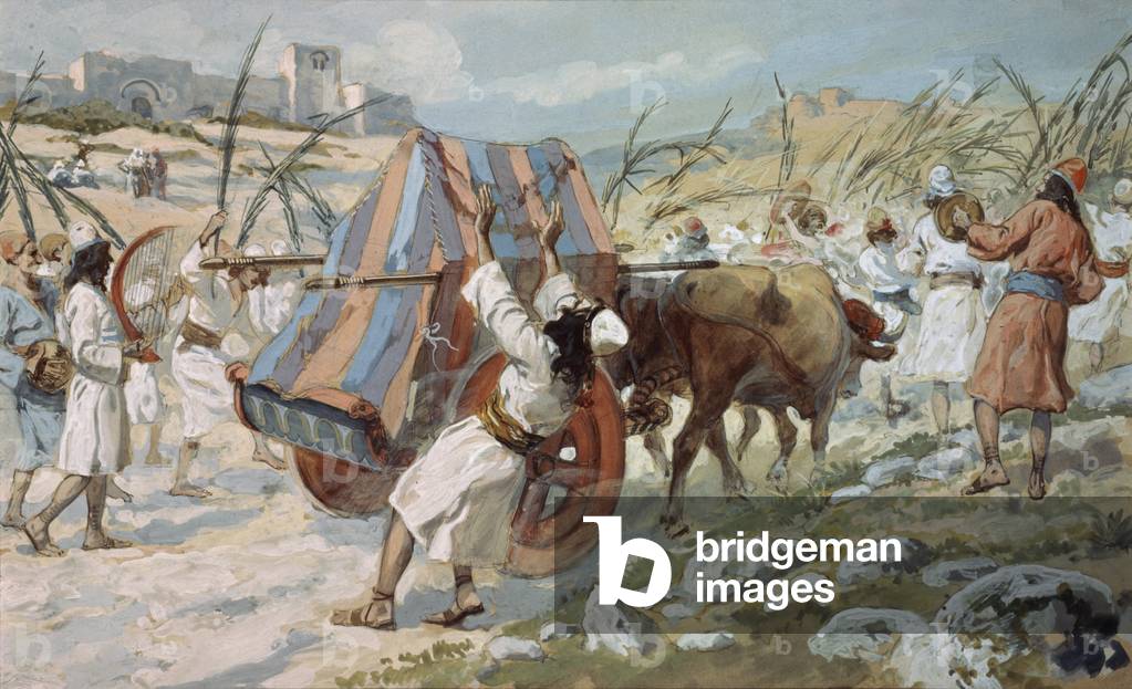 Image of The Chastisement of Uzzah (oil on canvas) by Tissot, James ...