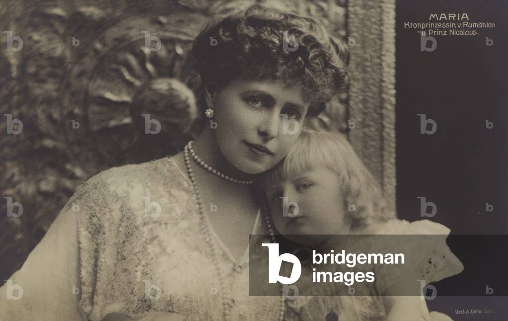 Image of Marie of Edinburgh, wife of the future King Ferdinand I by ...