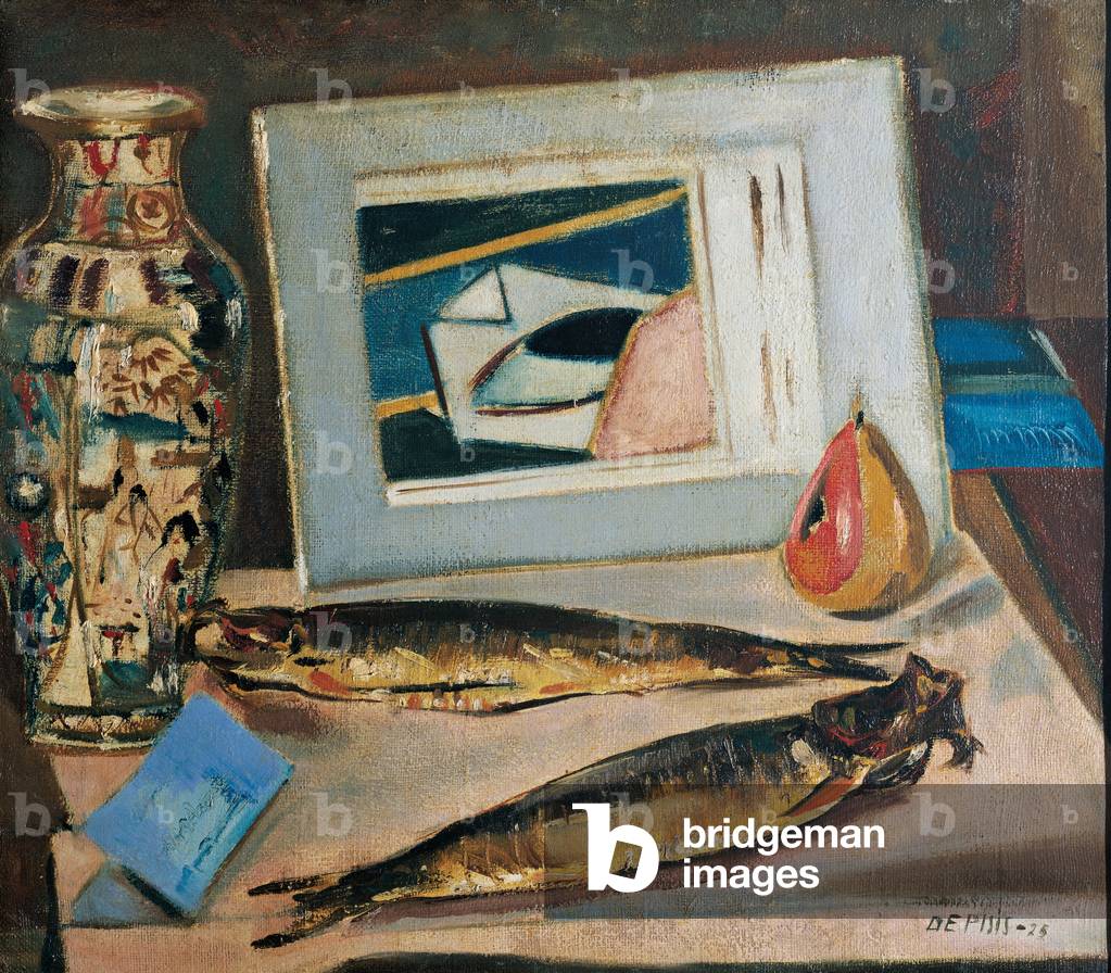 Image of The holy fish (I pesci sacri) (oil on canvas) by Filippo ...