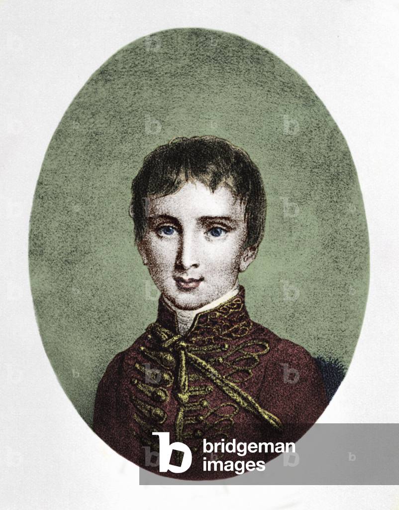 Image of Franz Liszt as a young boy in 1820 (engraving)