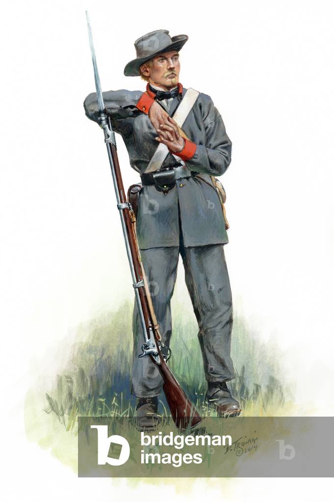 Image of Union Army, 3rd Missouri Infantry 1861, 2014 (w/c & gouache by ...