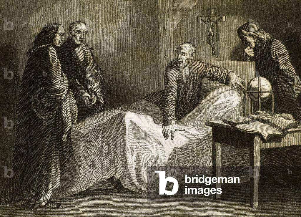 Image of Death of Saint Ignatius of Loyola (1491-1556) (engraving)