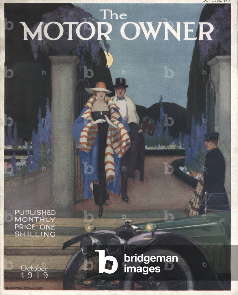 Image of The Motor owner Magazine Cover, UK, 1910s