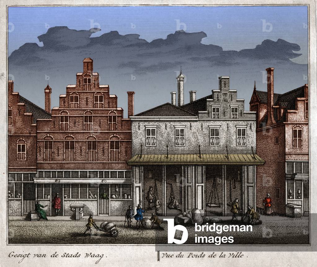 Image of Delft, Netherlands, 17th century (engraving) by Flemish School, (17th century)