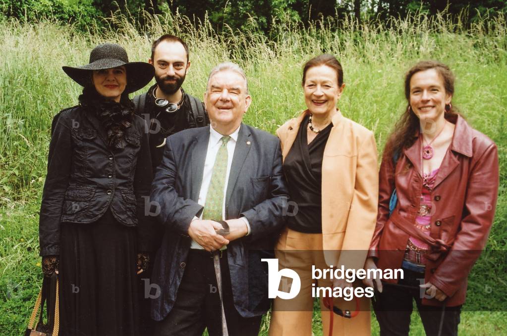 Image of Nothomb family: Amelie, her father, her mother and Juliette ...