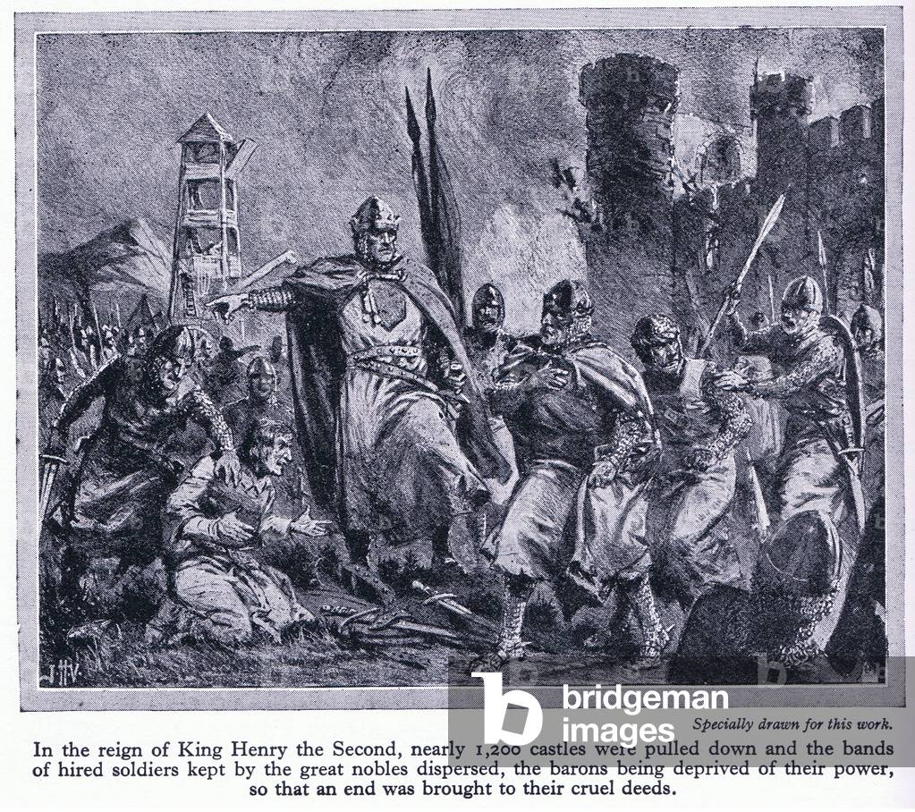 Image of In the reign of King Henry II nearly 1200 castles by Valda ...