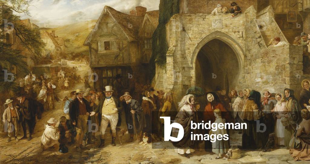 Image of The Statute Fair, 1859 (oil on canvas) by O'Neill, George ...