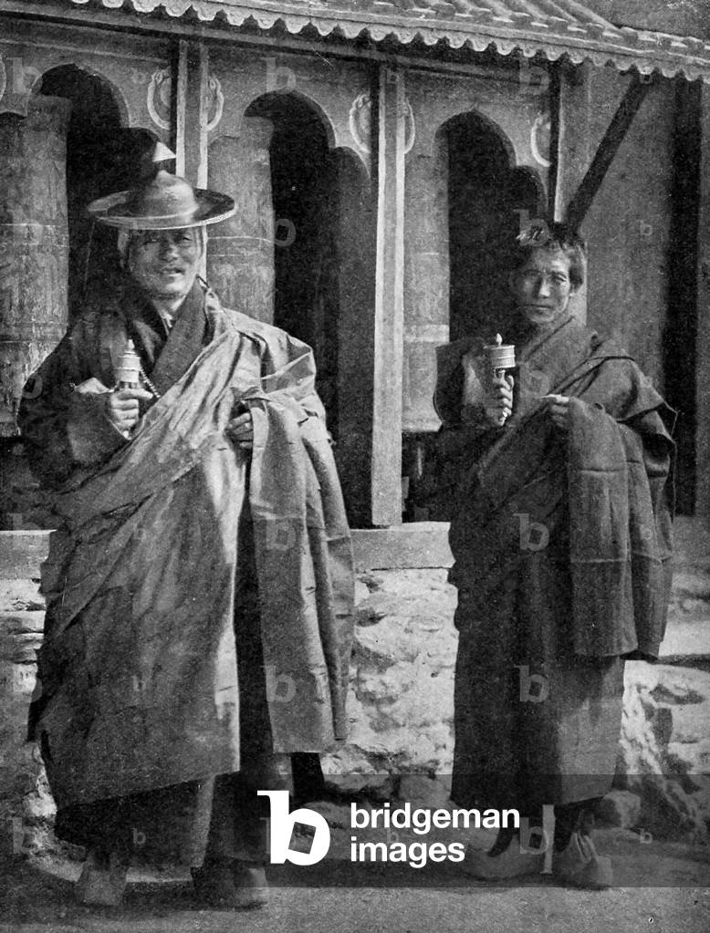 Image of the High Priest of Sikkim, India, 1900 (photo)