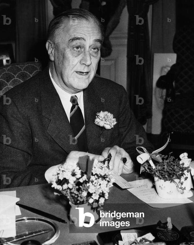 Image of President Franklin D. Roosevelt , 1944 (photo) by American ...