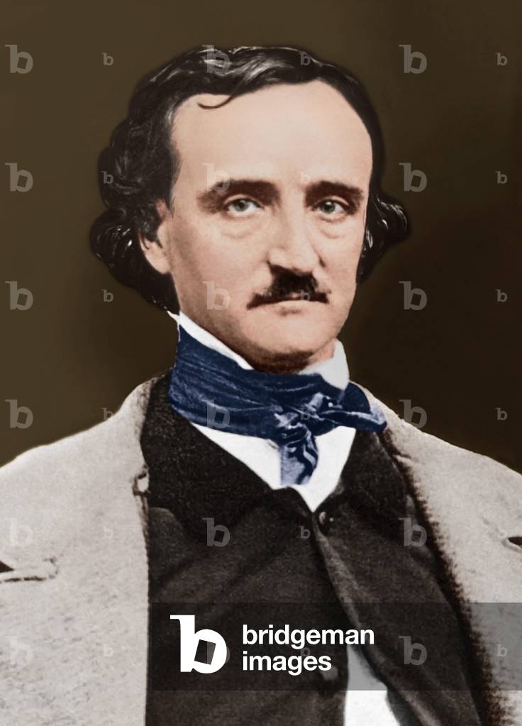 Image of Portrait of Edgar Allan Poe, c.1849 (daguerreotype) by Whitman ...