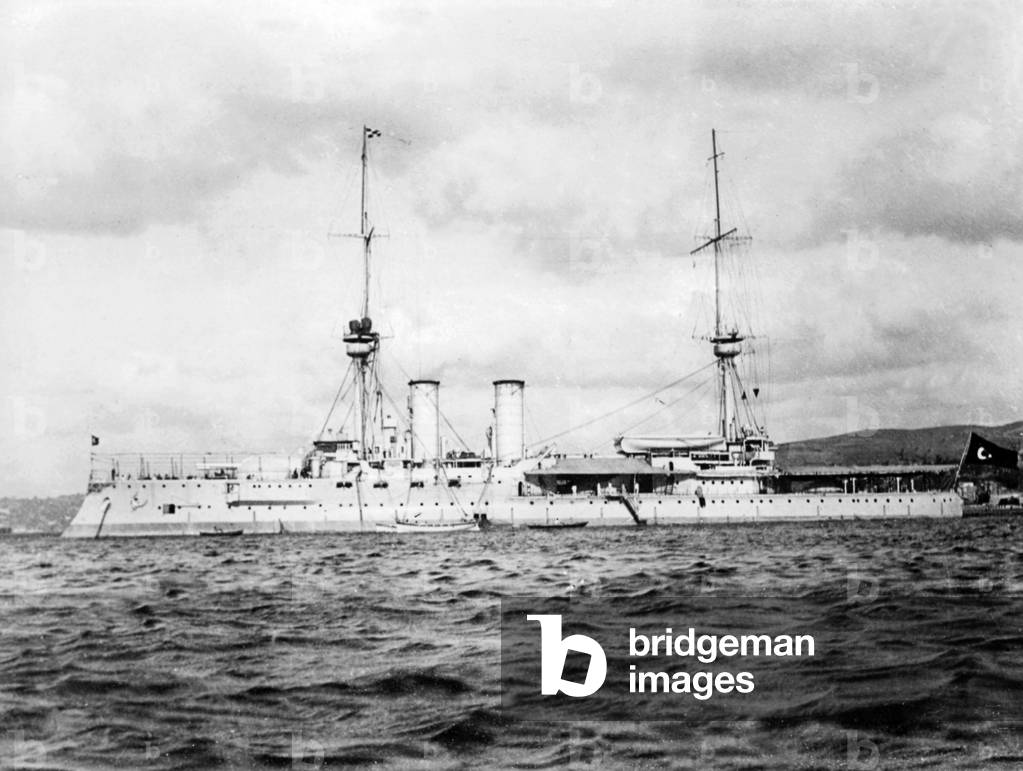 Image of Turkish battleship Hayreddin Barbarossa : it was a german ...