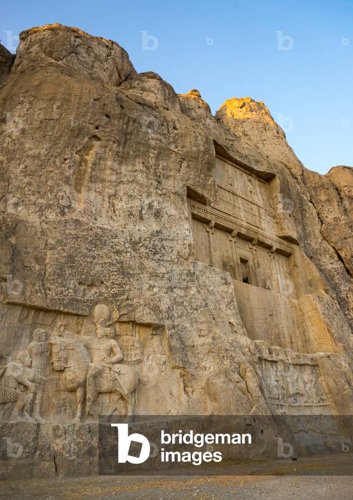 Image of Achaemenian Royal Tombs in Naqsh-e Rustam Necropolis, Fars ...
