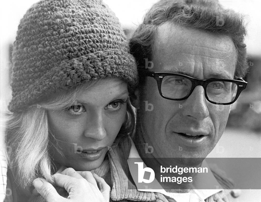 Image of On The Set, Faye Dunaway And The Director Arthur Penn.,
