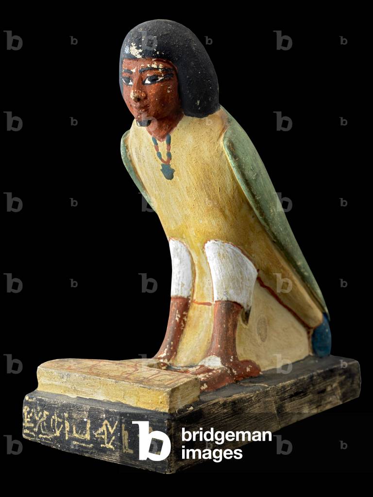 Image of Statue of the ba of Yuya, from the Tomb of by Egyptian 18th ...